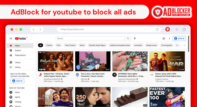 AdBlock For YouTube To Block All Ads